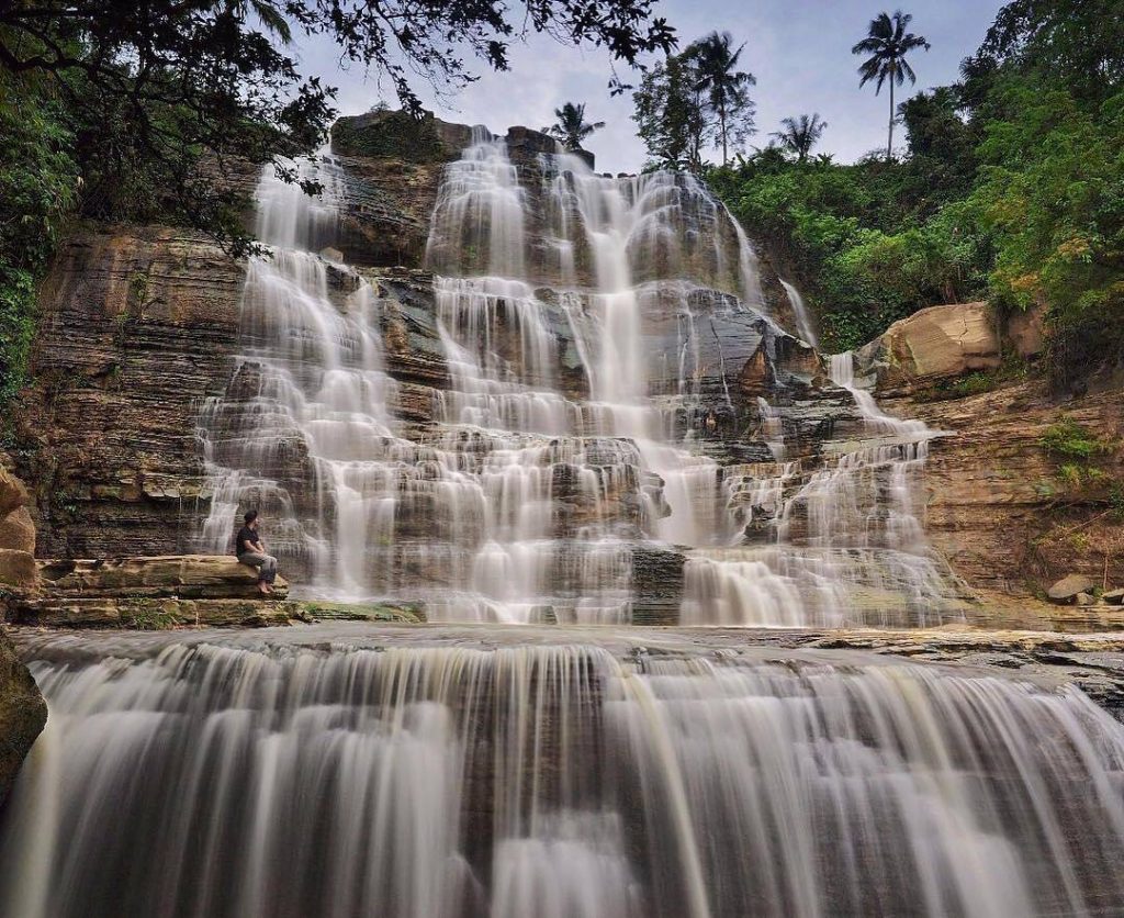 Curug Cigangsa, Curug Yang terbentuk karena Gempa